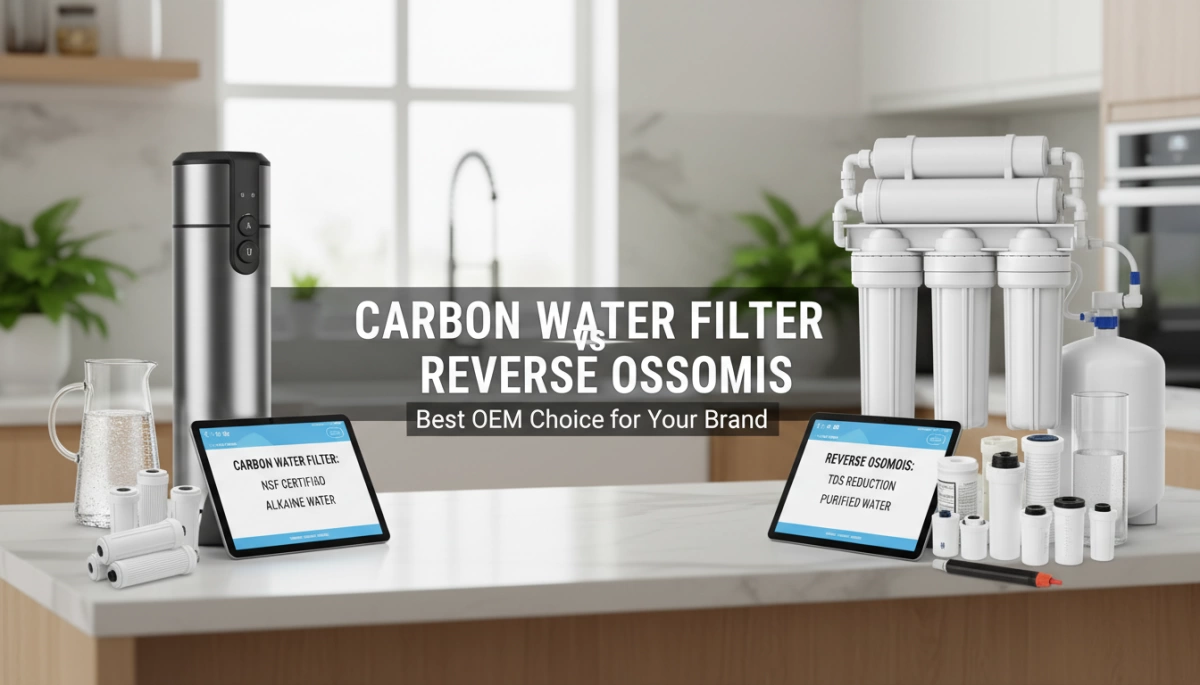 Carbon Water Filter vs Reverse Osmosis OEM Guide for Brands - Driplife
