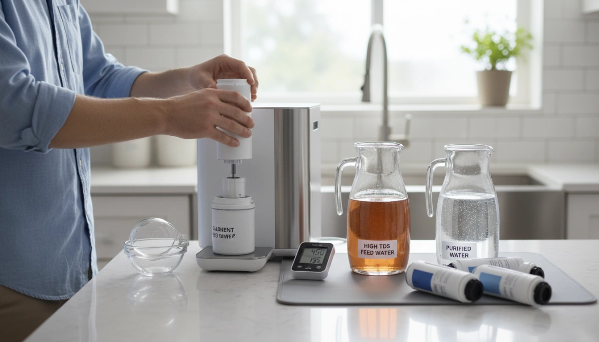 Managing High TDS Water with Countertop RO for Better Purity - Driplife
