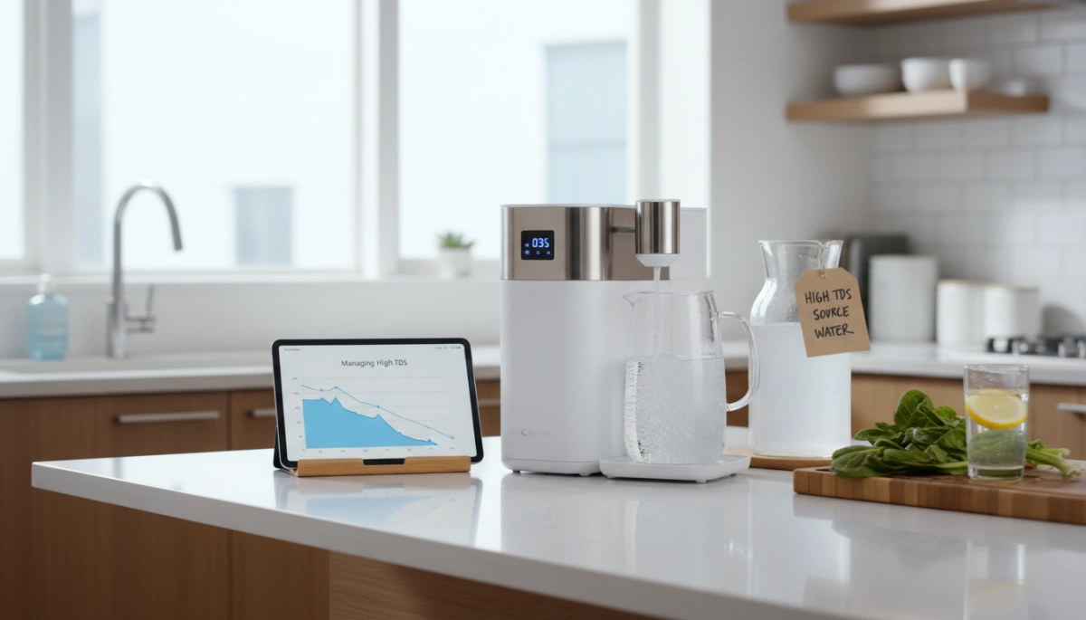 Managing High TDS Water with Countertop RO for Better Purity - Driplife