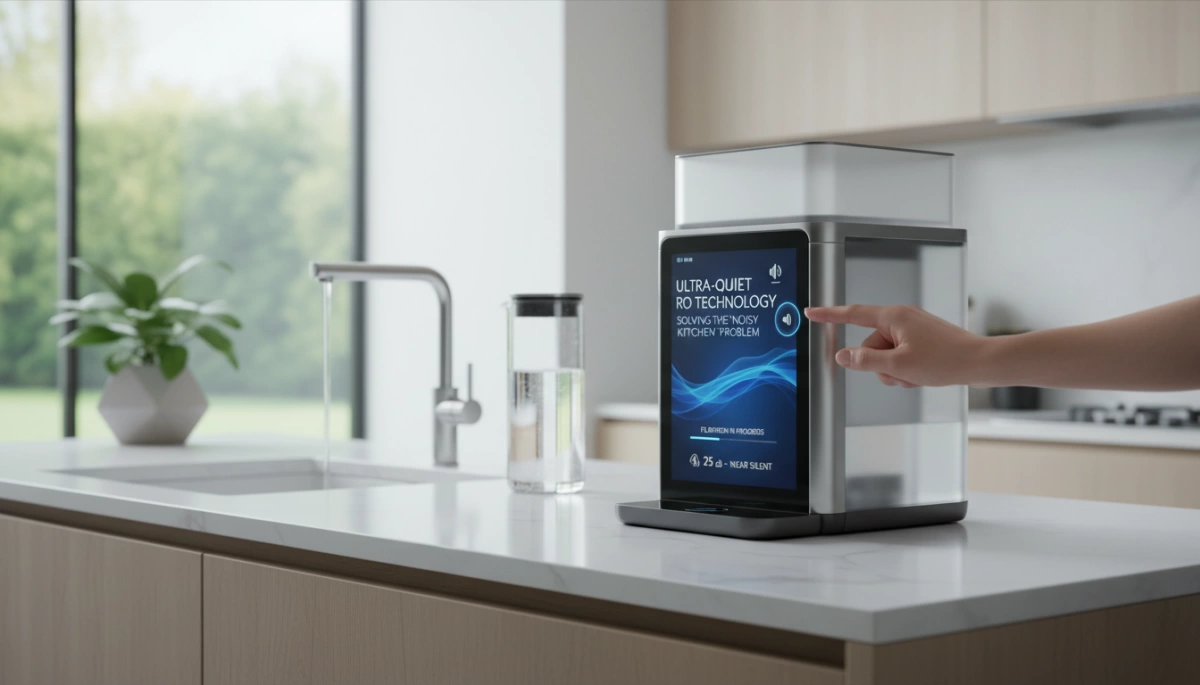 Ultra Quiet RO System for Solving the Noisy Kitchen Problem - Driplife