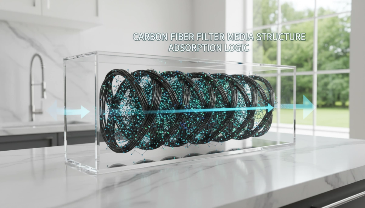 Carbon Fiber Filter Media Structure and Adsorption Logic - Driplife