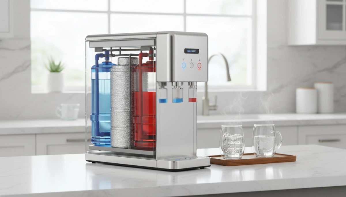 Thermal Isolation Design in Hot and Cold Water Dispensers - Driplife
