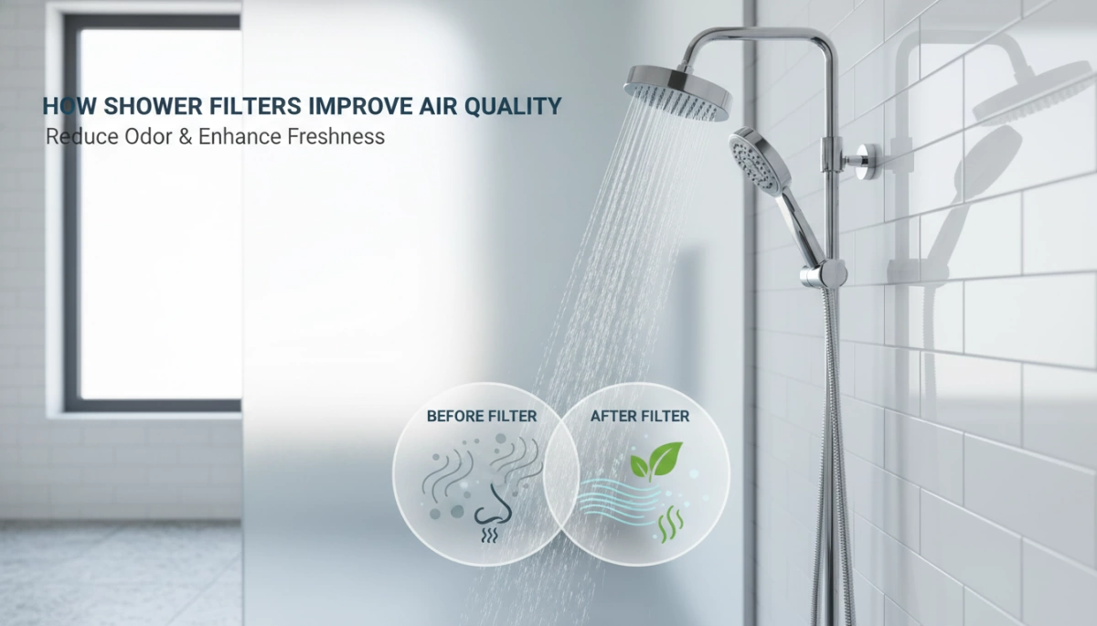 How Shower Filters Reduce Odor and Improve Air Quality - Driplife